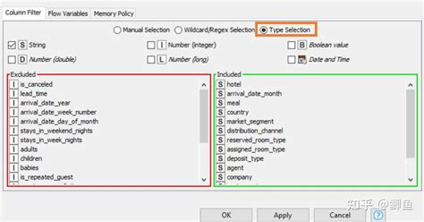 Knime的数据筛选 知乎