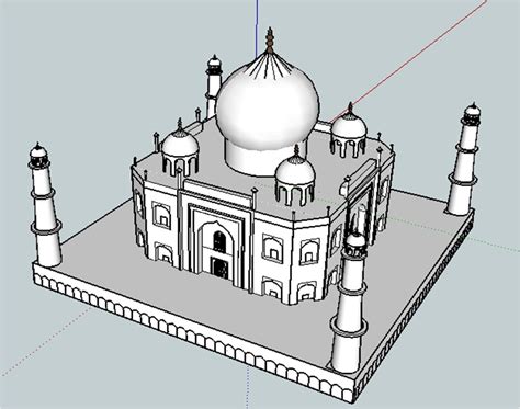 D Model Taj Mahal
