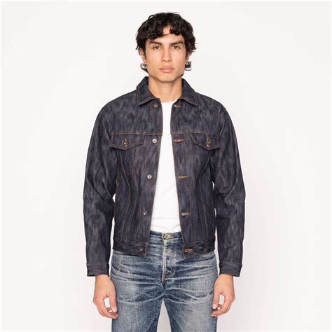 Denim Jacket Sakura Slub Selvedge Naked And Famous Denim Tate Yoko