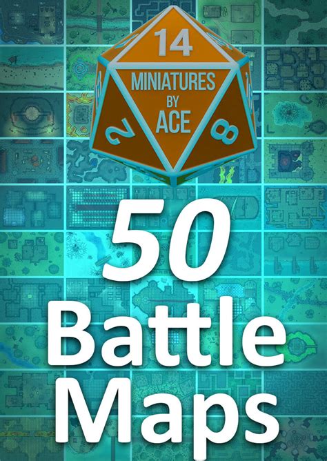 50 Battle Maps For Fantasy Ttrpg Miniatures By Ace Drivethrurpg