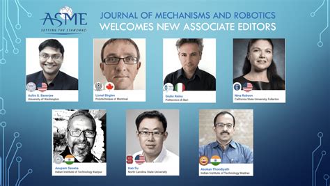 Welcome To New Associate Editors Asme Jmr