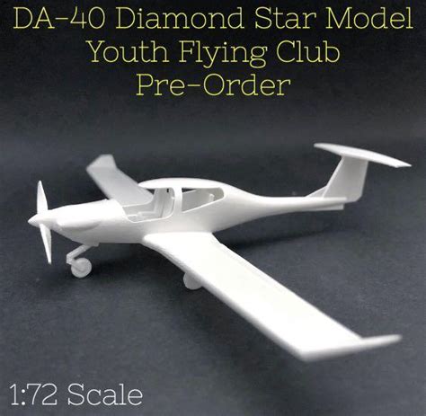 1 72 Syfc Da 40 Diamond Star Model Singapore Youth Flying Club Po Hobbies And Toys Toys And Games