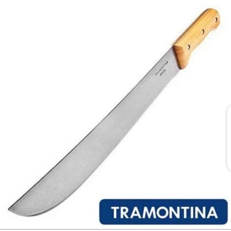Jual Golok Machete Gagang Kayu Tramontina 20inchi 26620 020 Shopee