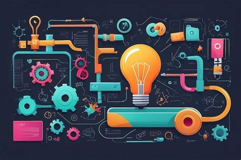 Premium Photo Design Process Concept Illustration