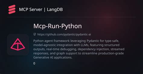 Mcp Run Python Langdb