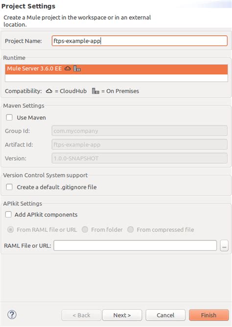 Mule FTPS Anypoint Connector