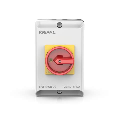 Kripal Ukpn Type A Disconnecting Switch Three Phase IP Waterproof Isolating Switch