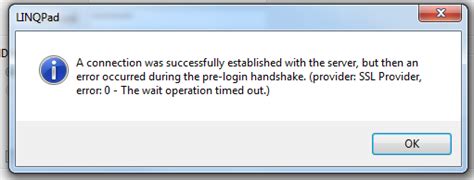 Database Unable To Connect To SQL Azure With SSMS LinqPad SQLCMD