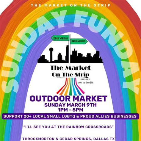 Sunday Funday With The Market On The Strip The Strip On Cedar Springs