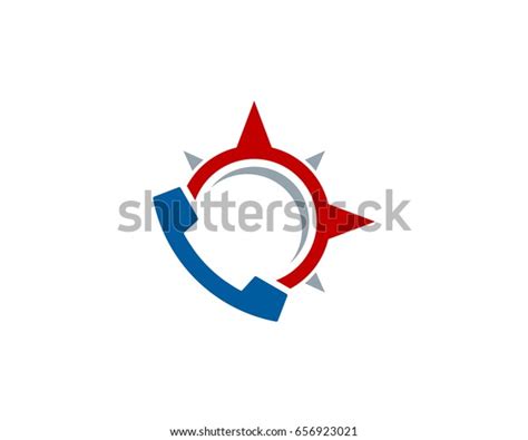 Compass Call Icon Logo Design Element Stock Vector Royalty Free 656923021 Shutterstock
