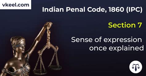 Section Indian Penal Code IPC Sense Of Expression Once