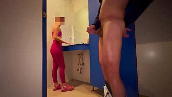 I Hide In The Women S Locker Room At The Gym And Surprise A Girl Who Helps Me Finish Cumming