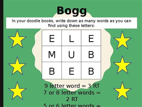 Literacy Morning Task Activities Boggle 26 Variations Editable
