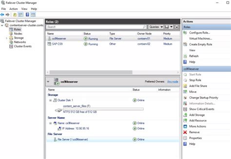Sap Content Server 7 54 On Windows With Fileserver As Document Store Microsoft Community Hub