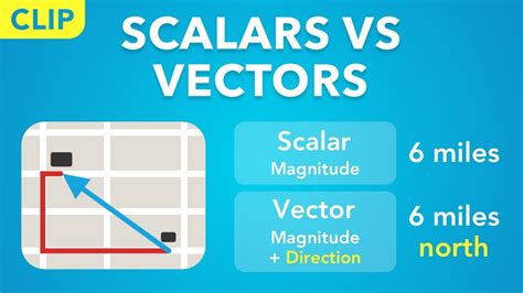 Whats The Difference Between Scalars And Vectors Clip Physics