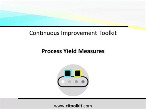 [ppt] Continuous Improvement Toolkit Process Yield Measures