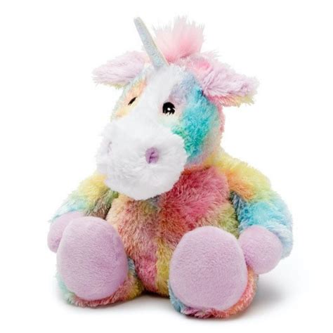 Rainbow Unicorn Heat And Cool Soft Toy Cozy Plush