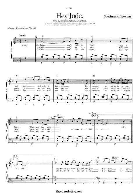 Yesterday Sheet Music The Beatles Piano Chordslyrics