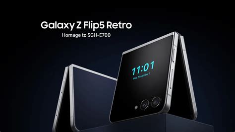 Samsung Visar Upp Galaxy Z Flip 5 Retro Inspirerad Av Gamla Telefonen