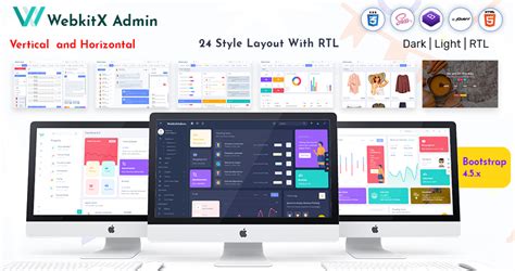WebkitX Bootstrap Admin Template Admin Panel