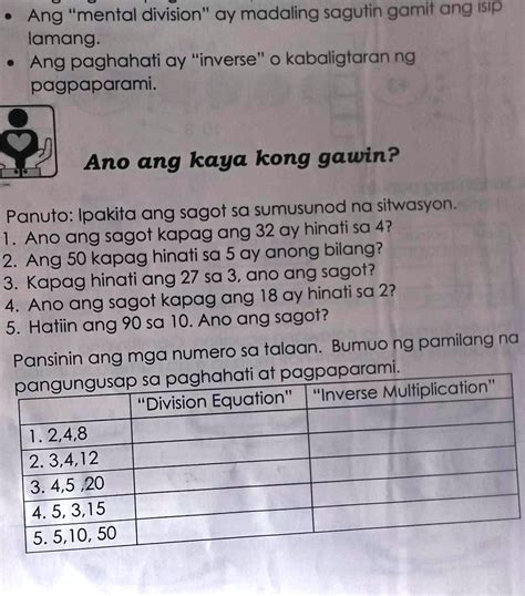SOLVED Help Po Plssssssss Sana Po Masagutan Ang Mental Division Ay