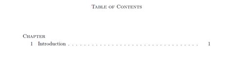 Excluding List Of Figures List Of Tables From The Table Of Contents Latex Report Class