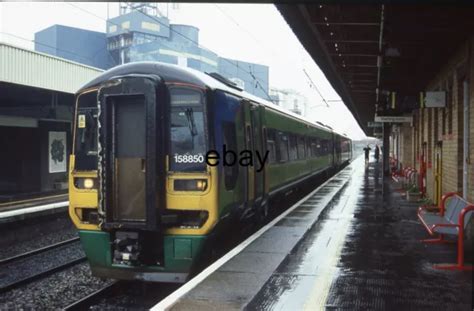 35mm Railway Slide Dmu Class 158 158850 Warrington £2 99 Picclick Uk