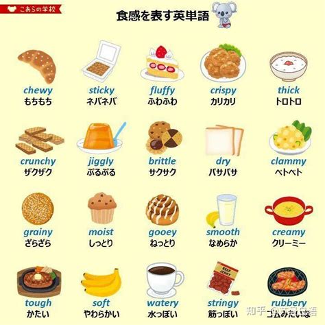 日语里除了好吃 难吃还可以怎样描述食物口感 知乎