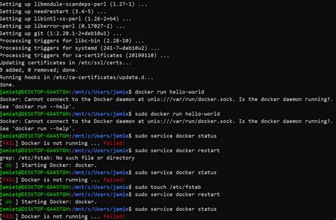 Docker Service Will Not Start On Debian On Wsl Microsoft Wsl