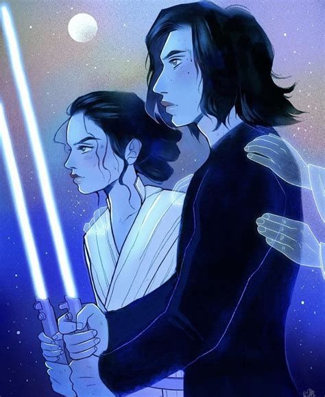 Rey And Ben Solo Rey Star Wars Star Wars Ships Star Wars Art
