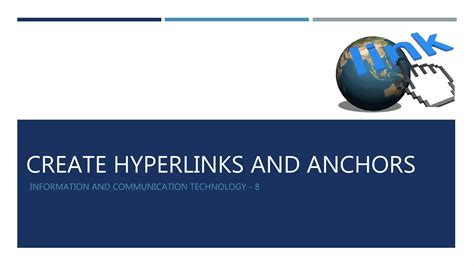Html5 Create Hyperlinks And Anchors Pptx
