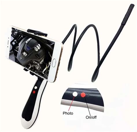 HD P Wireless WIFI Endoscope Video Inspection Snake Camera Mega Pixels M Cable Mm LED