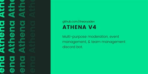 Github Thearyadevathena Multi Purpose Moderation Event Management And Team Management