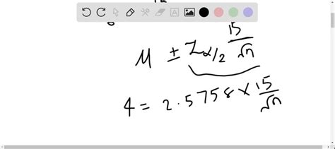 SOLVED Find The Sample Size Required To Estimate The Population Mean