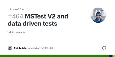 MSTest V2 And Data Driven Tests Issue 464 Microsoft Testfx GitHub