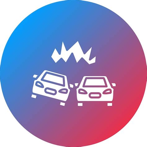Limage Vectorielle De Licône De Collision Peut être Utilisée Pour La