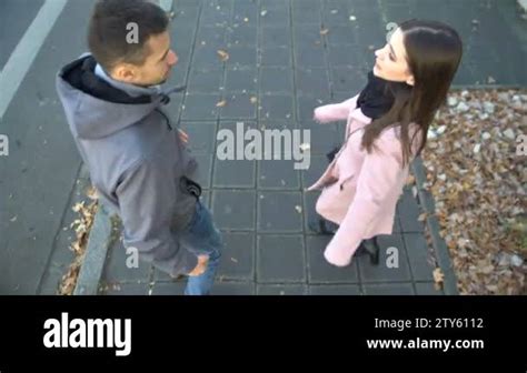 Woman Pushing Man Away Argue Stock Videos And Footage Hd And 4k Video