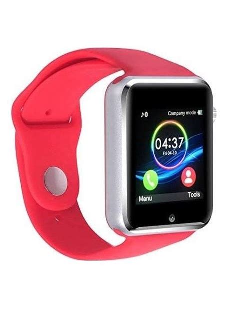 Buy Amazingforless Premium Red Bluetooth Smart Wrist Watch Phone Mate