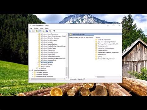 How To Hide The Firewall And Network Protection Area In Windows Tutorial YouTube