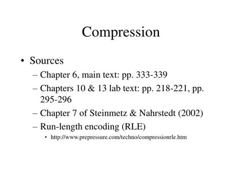 Ppt Compression Powerpoint Presentation Free Download Id3989045