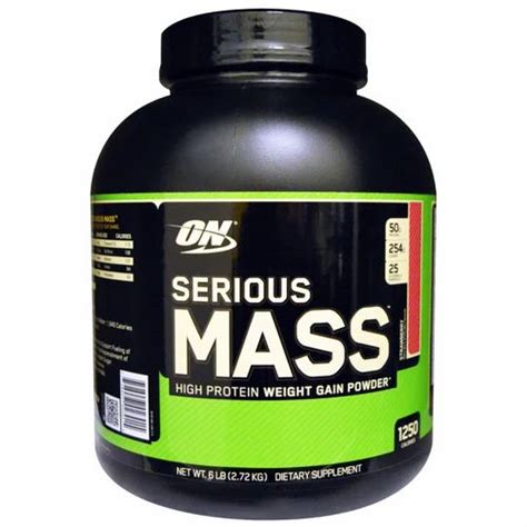 On Serious Mass Gainer Packaging Type Plastic Jar At Rs 3200pack In