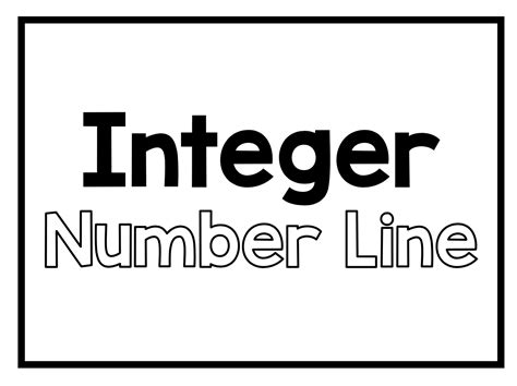 Integer Number Line Vertical Classful