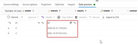 Timestamp With Timezone Last Prpcessedchangeddatatime In Azure Datafactory Cdm Is Not Reading