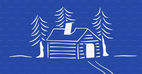 집과 나무가 있는 파란색 배경 벡터 Unsplash의 미니 멀 이미지