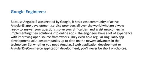 Ppt The Growing Popularity Of Angularjs Powerpoint Presentation Free