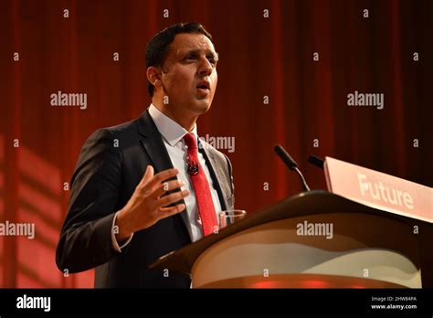 Glasgow Scotland Uk 4 March 2022 Pictured Anas Sarwar Msp