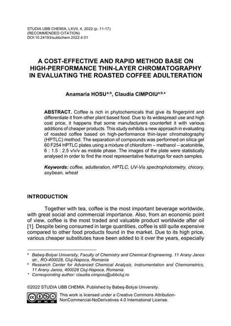 Pdf A Cost Effective And Rapid Method Base On High Performance Thin Layer Chromatography In