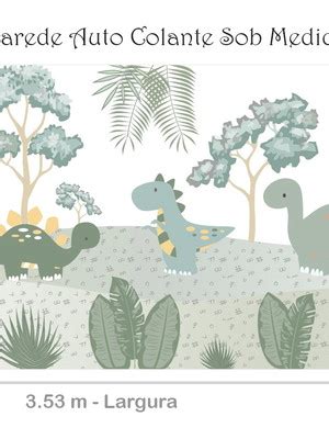 Adesivo De Parede Dinossauro Infantil Sob Medida M Compre Produtos