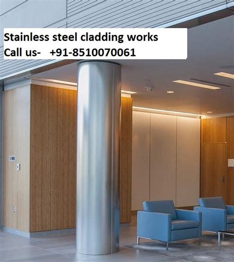 Stainless Steel Column Pillar Escalators Cladding In Dubai Abu Dhabi Sharjah Uae Steel