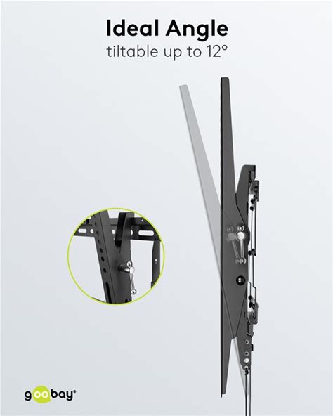 Support Tv Mural Goobay Pro Tilt Xl Support Pour Téléviseurs De 43